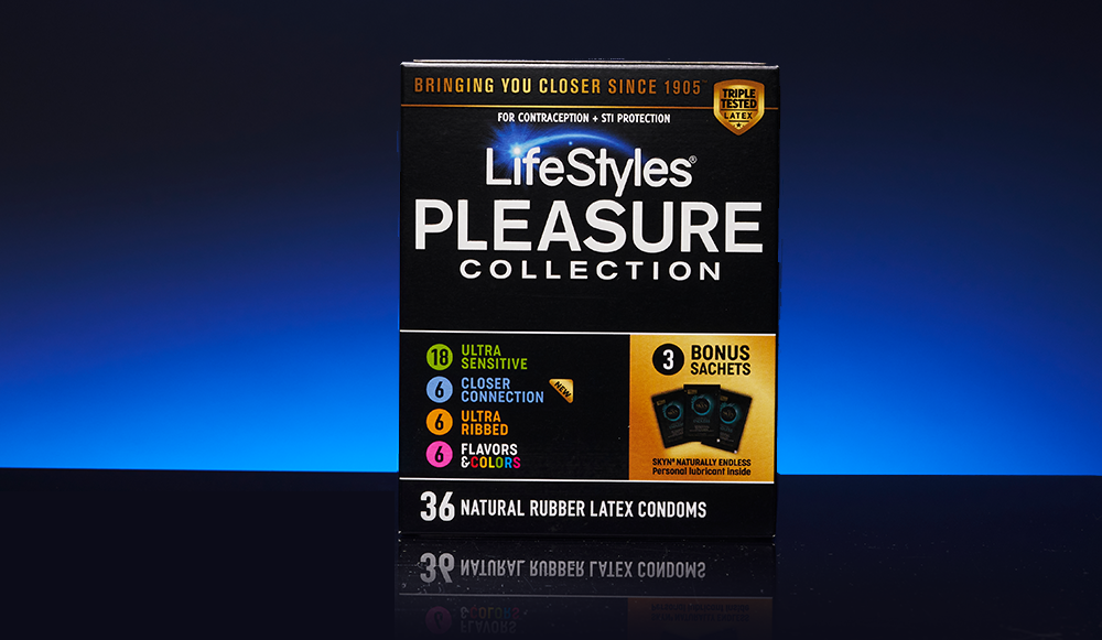 LifeStyles 36 Ct. Pleasure Collection Latex Condoms – LifeStyles US